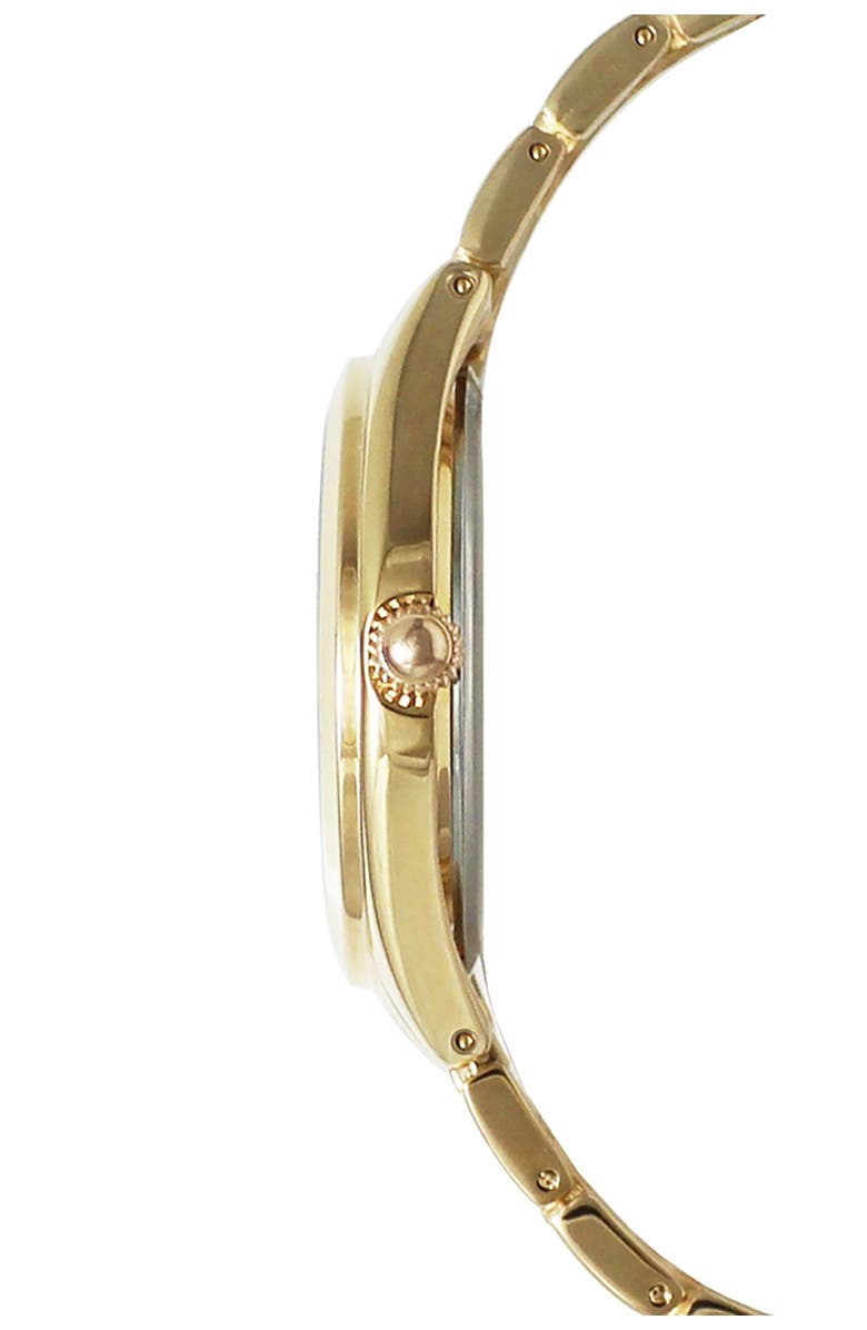 Jessica Simpson Women's Quartz Semi Precious Stone Bracelet Watch, 37mm ...
