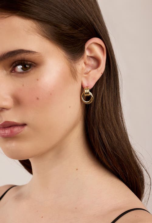 Electric Picks Mini Knocker Earrings In Gold | ModeSens