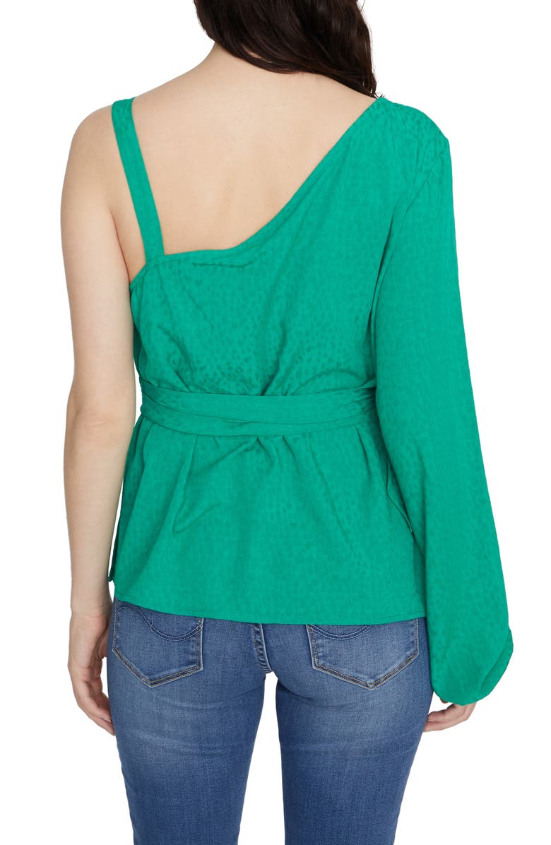 Sanctuary Dani One Shoulder Wrap Blouse | Nordstromrack