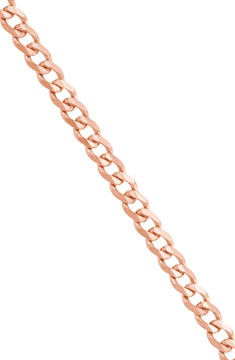 HAWLEY ST 14K Rose Gold Curb Chain Bracelet | Nordstromrack