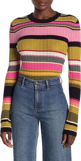 Rachel Roy Collection Kennedy Stripe Knit Sweater | Nordstromrack