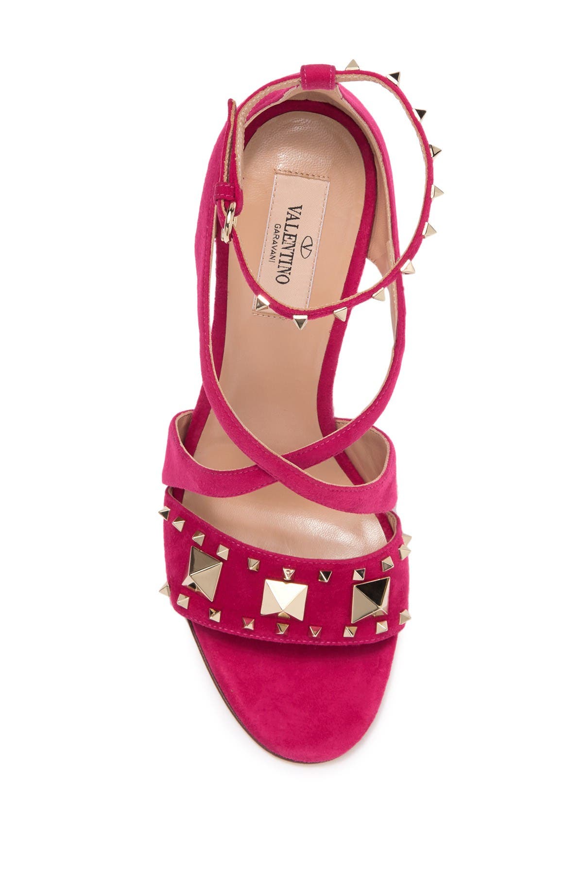 Valentino Garavani Strappy Pyramid Studded Stiletto Sandal | Nordstromrack