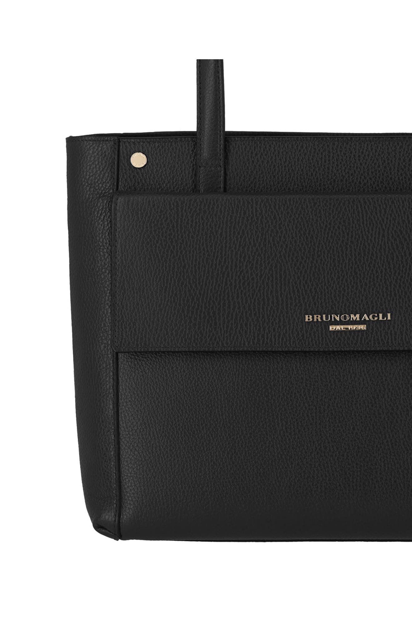 Bruno Magli Leather Logo Letter Tote | Nordstromrack
