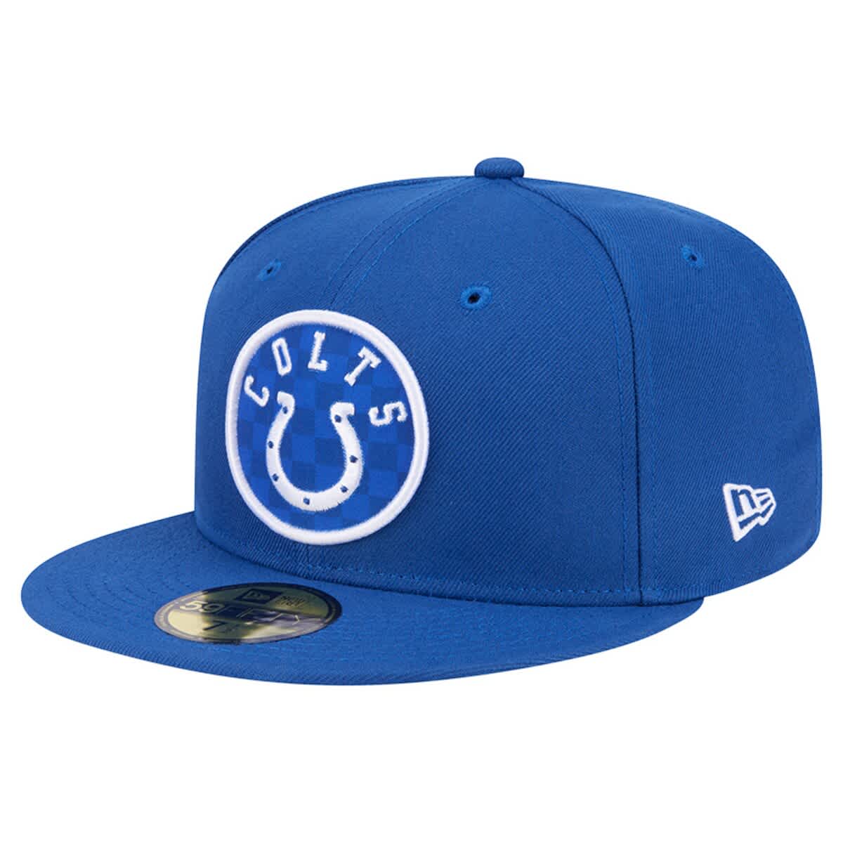 New Era Men's New Era Royal Indianapolis Colts Checkered 59FIFTY Fitted ...