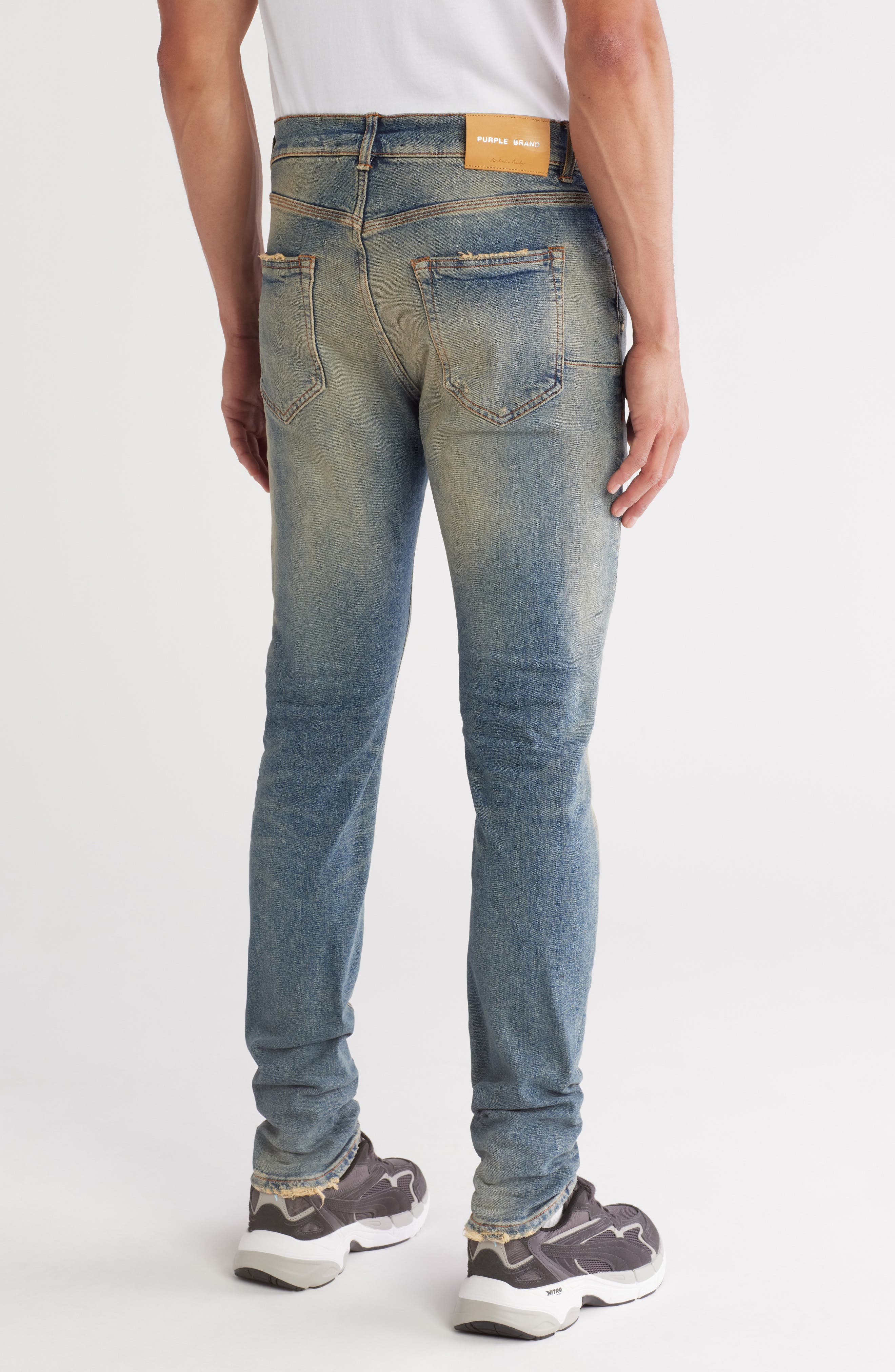 PURPLE BRAND Worn Fade Skinny Jeans | Nordstromrack