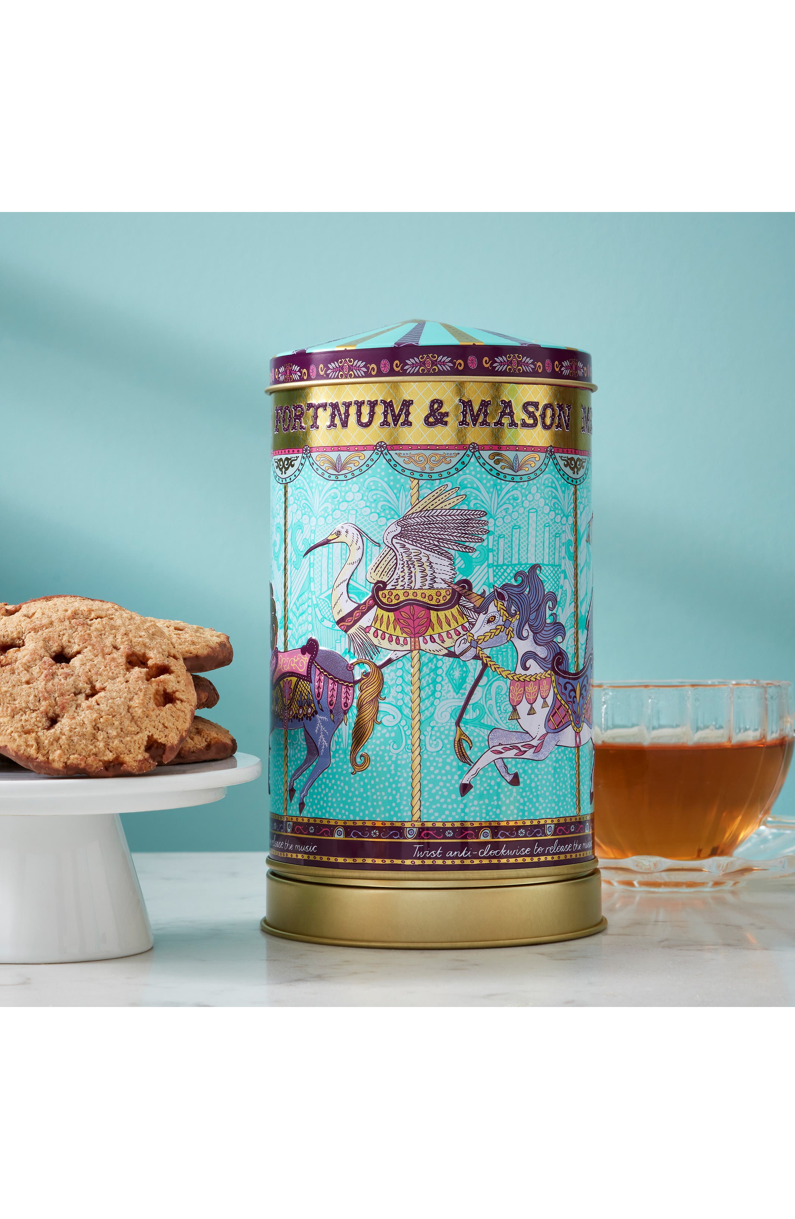 Fortnum & Mason Mini Merry Go Round Musical Biscuit Tin | Nordstrom