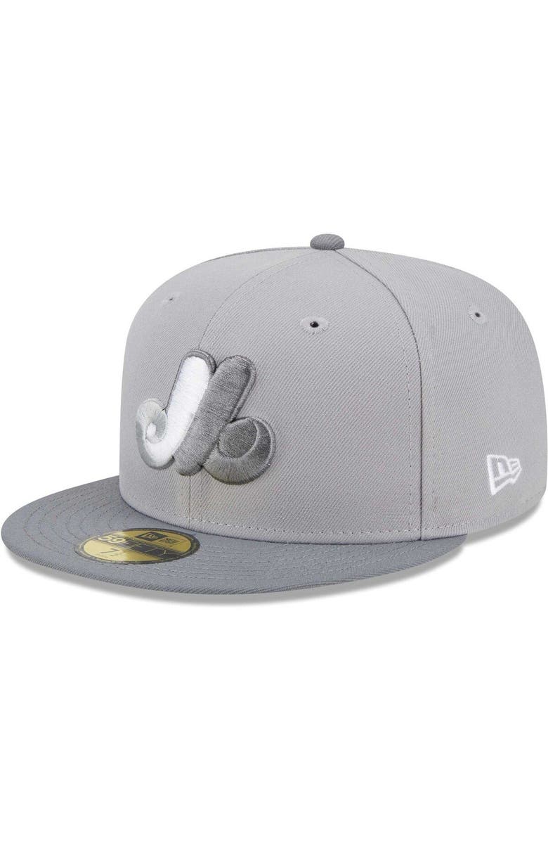 New Era Men's New Era Gray Montreal Expos Cooperstown Collection Green ...