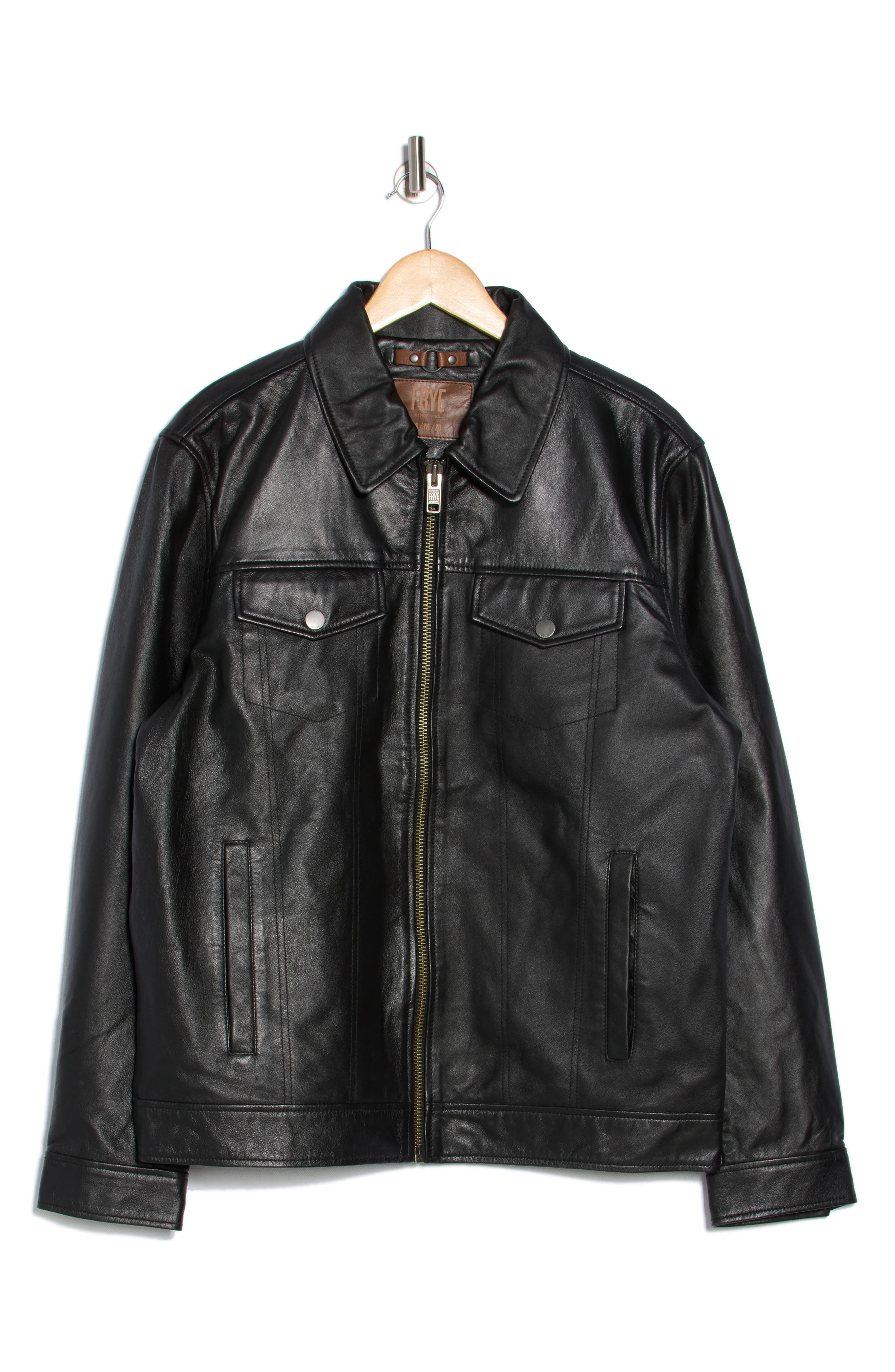 Frye Leather Trucker Jacket | Nordstromrack