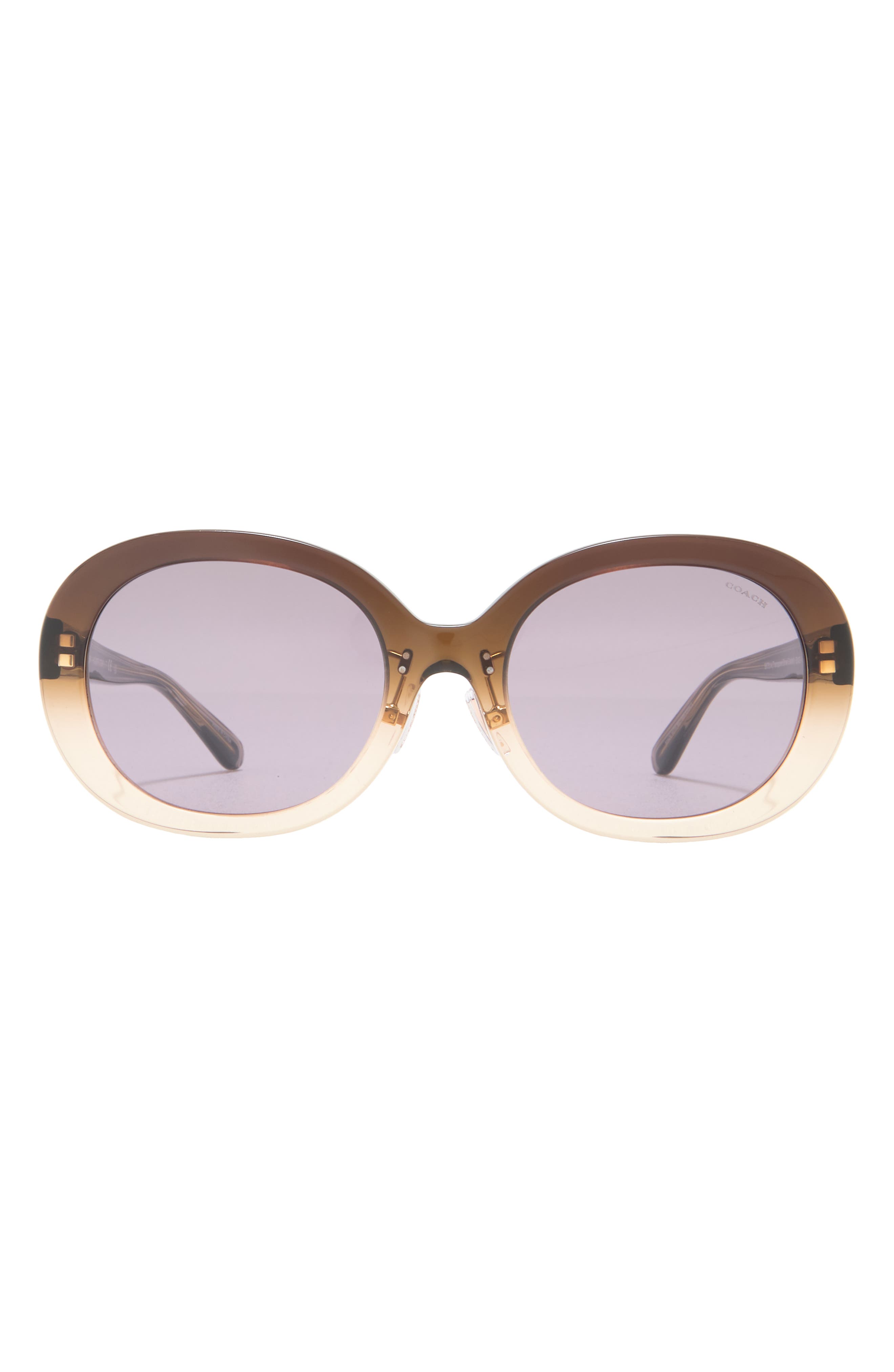 COACH Creative Class 55mm Oval Sunglasses | Nordstromrack