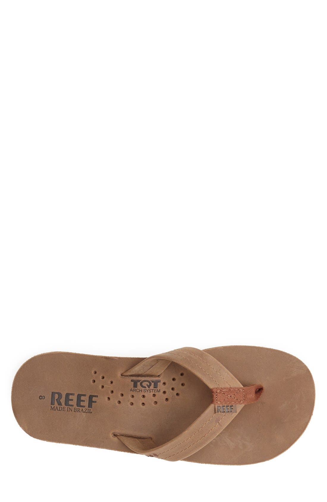 Reef 'Draftsmen' Leather Flip Flop (Men) | Nordstrom
