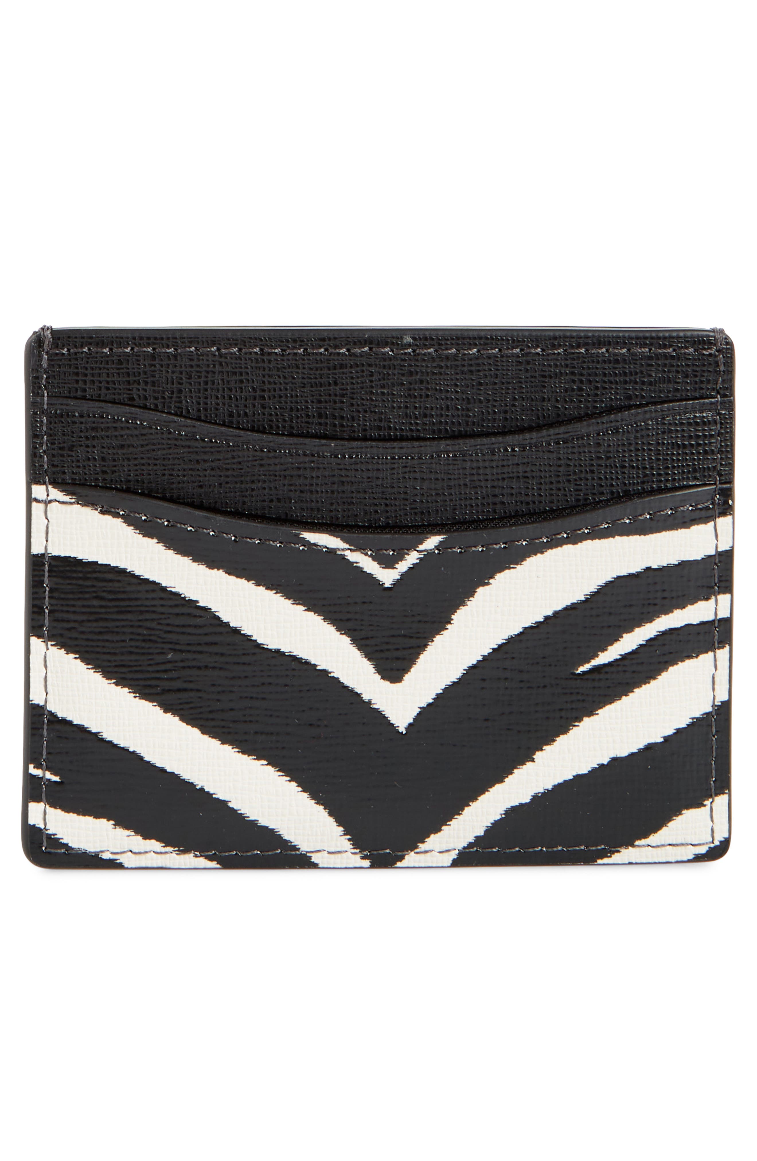 Kate Spade New York morgan zebra stripe card wallet | Nordstromrack
