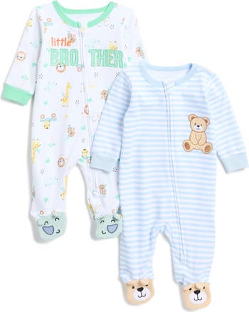 KOALA BABY 2-Pack Assorted Sleep & Play Footies | Nordstromrack