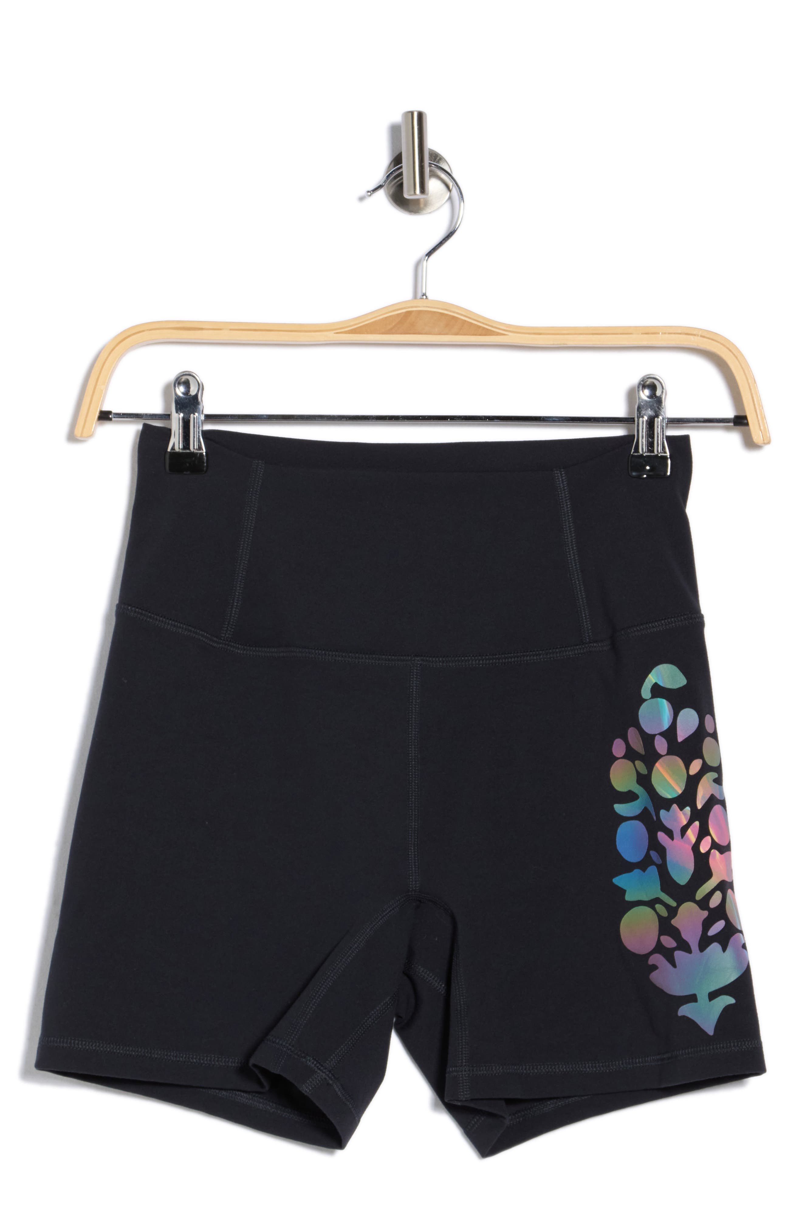 Free People Metallic Logo Never Better Bike Shorts | Nordstromrack