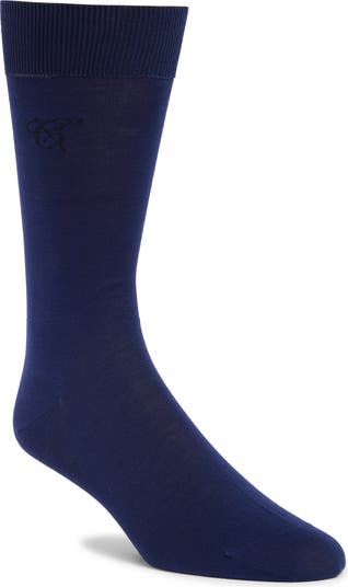 Canali Solid Cotton Dress Socks | Nordstrom
