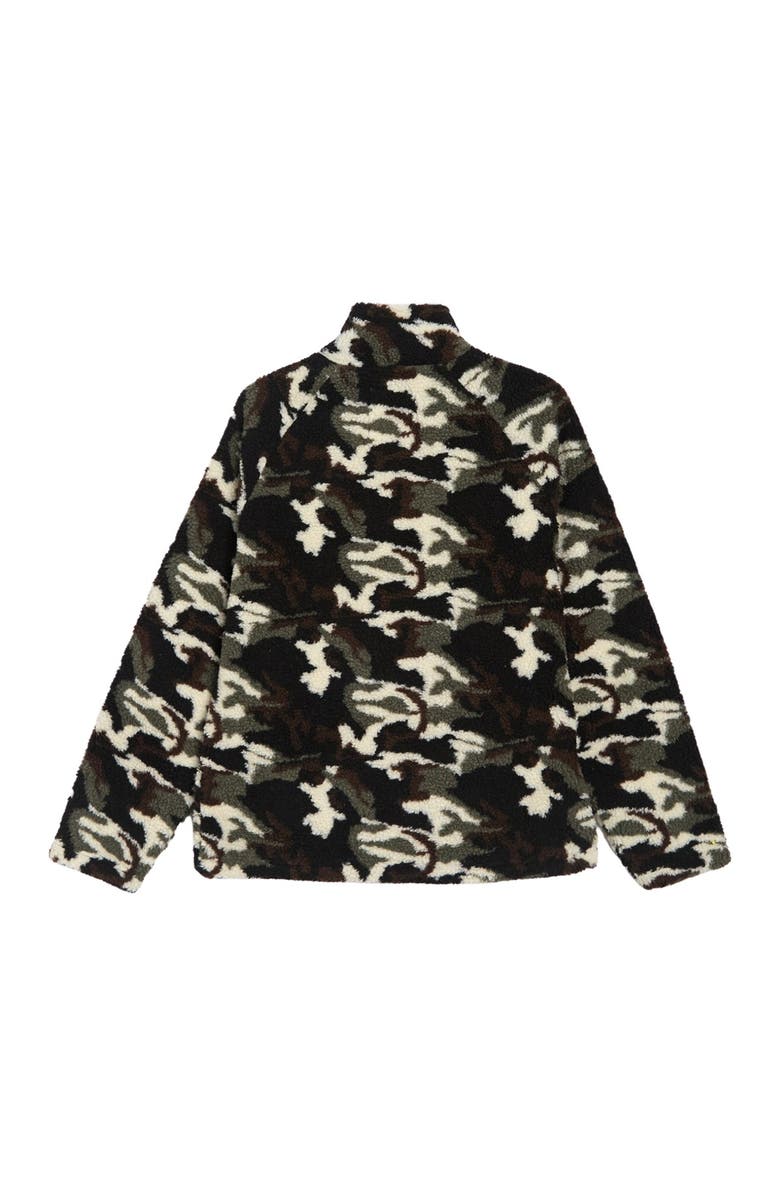 LINDBERGH Fleece Camo Print Full Zip Sweatshirt | Nordstromrack