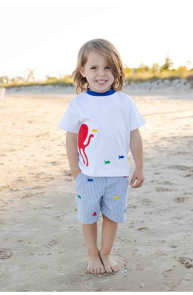 Florence Eiseman Knit Shirt With Octopus And Fish | Nordstrom