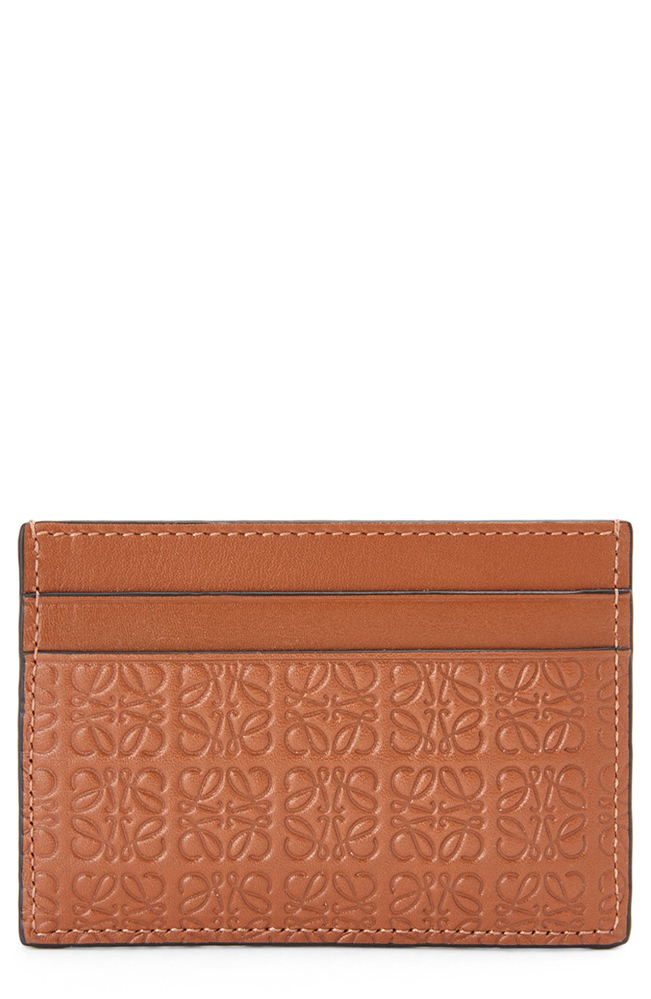 Loewe Anagram Debossed Leather Card Holder | Nordstrom