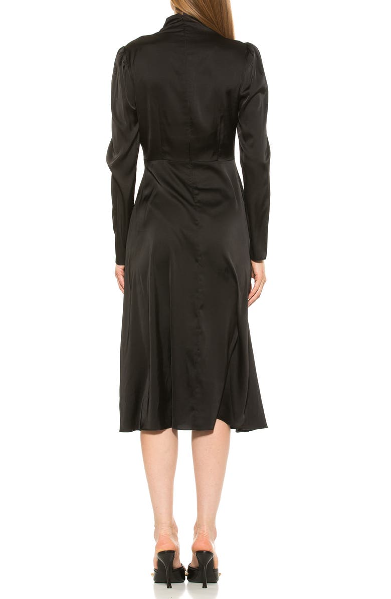 Alexia Admor Denni Mock Neck Long Sleeve Midi Dress | Nordstromrack