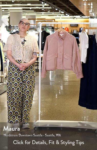 Treasure & Bond Blouson Twill Utility Jacket | Nordstrom