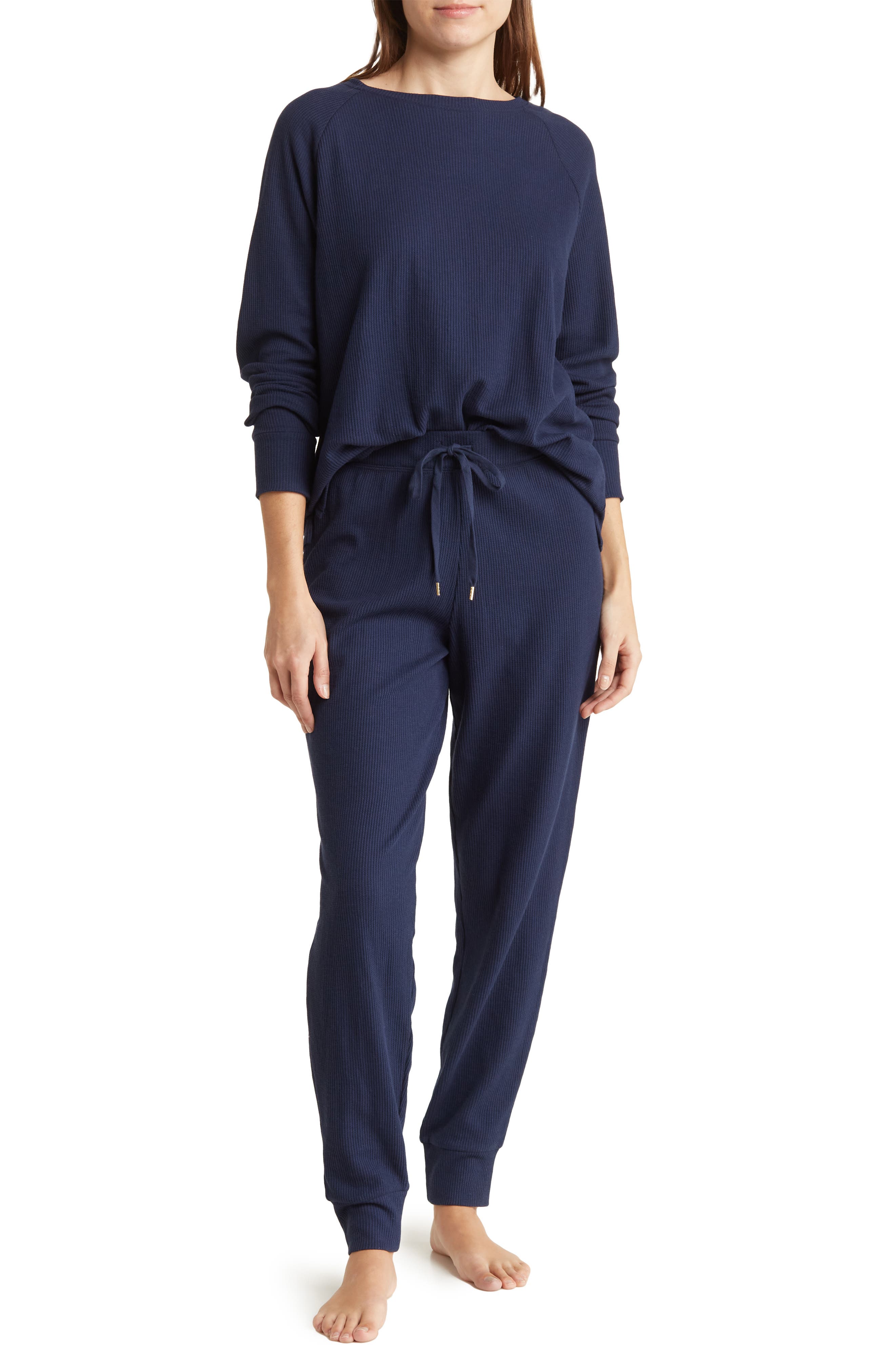 Honeydew Road Trip Crew Sweater & Jogger Pajamas | Nordstromrack