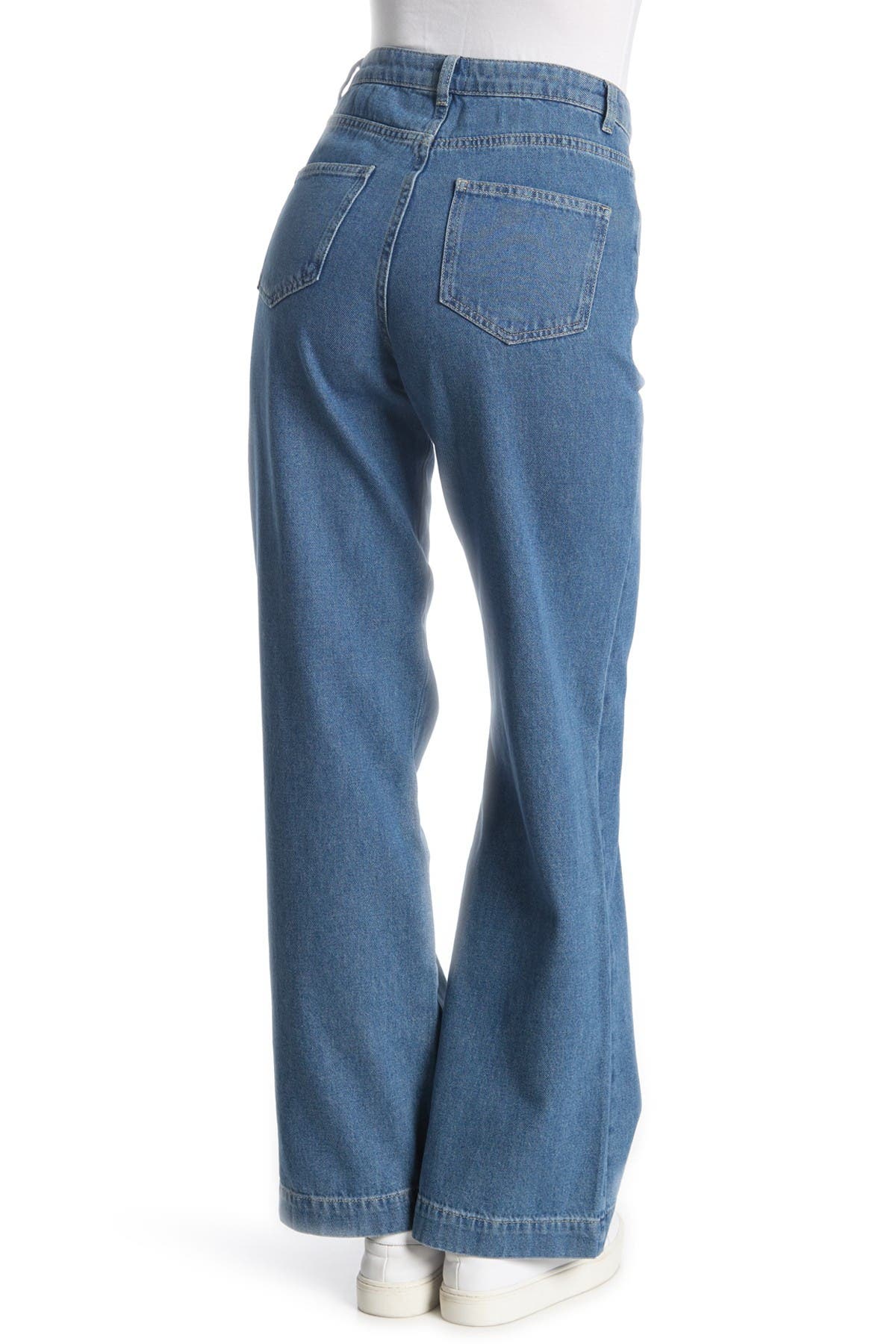 French Connection Shelby Denim Wide Leg Jeans | Nordstromrack