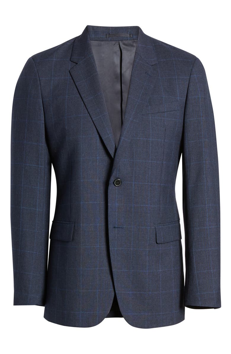 Theory Chambers Kardova Regular Fit Plaid Wool Blazer | Nordstrom