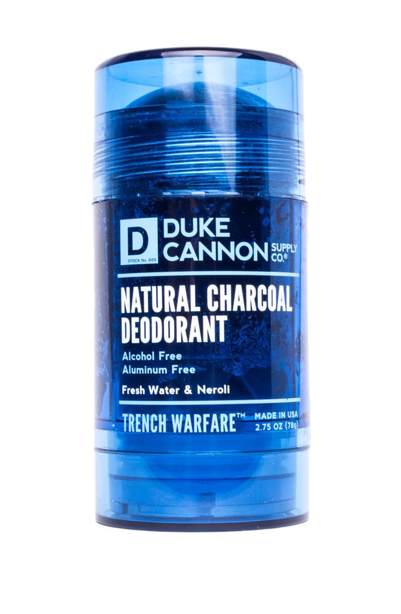 Duke Cannon Trench Warfare Natural Charcoal Deodorant - Fresh Water ...