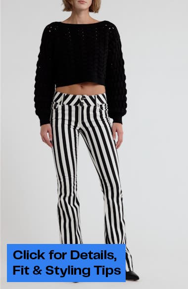 Alice + Olivia Stacey Low Rise Bell Bottom Jeans | Nordstromrack