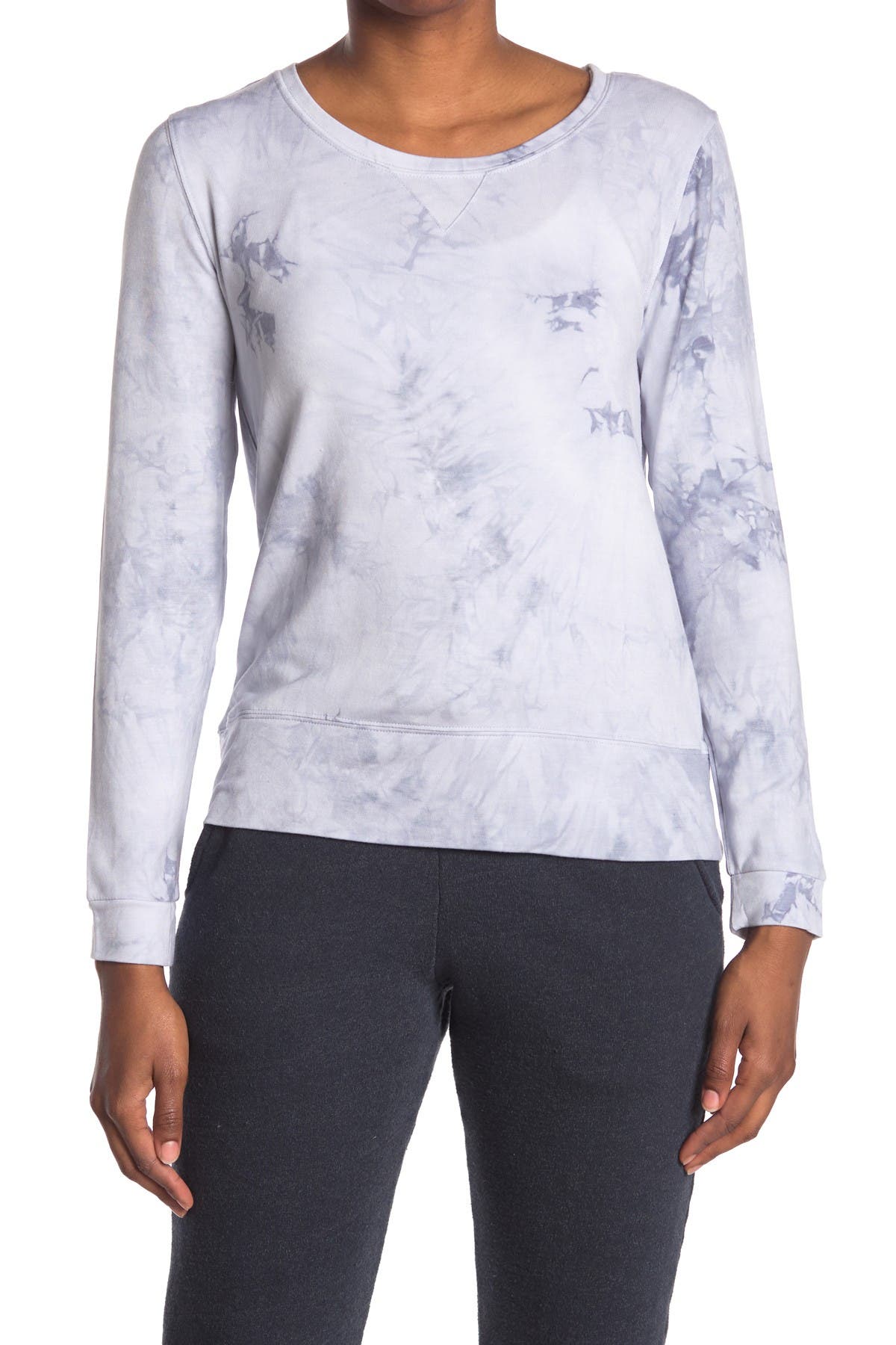 Workshop Long Sleeve French Terry Tie Dye Top | Nordstromrack