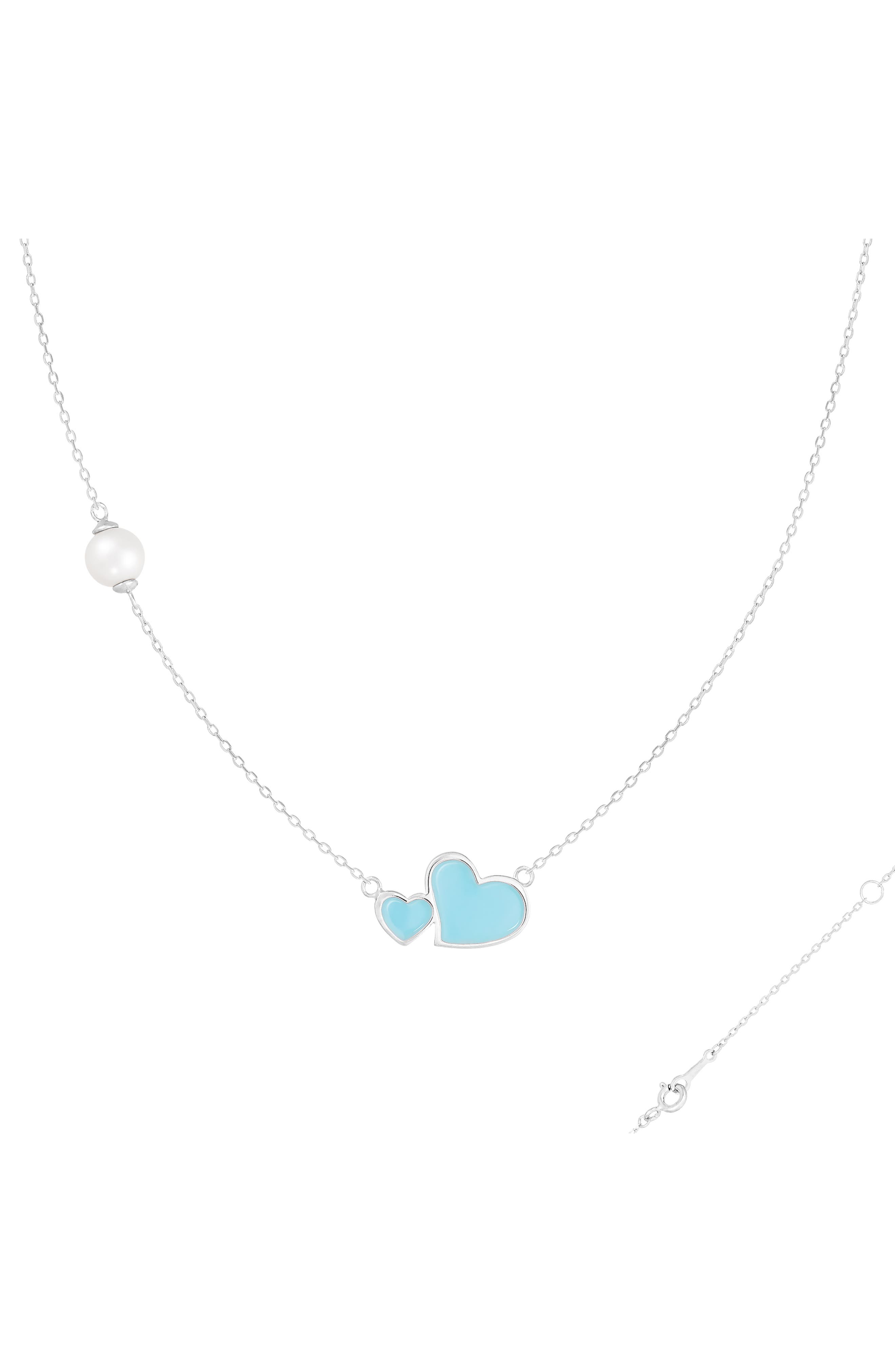 Double Heart Pendant Necklace (Women) | Nordstromrack