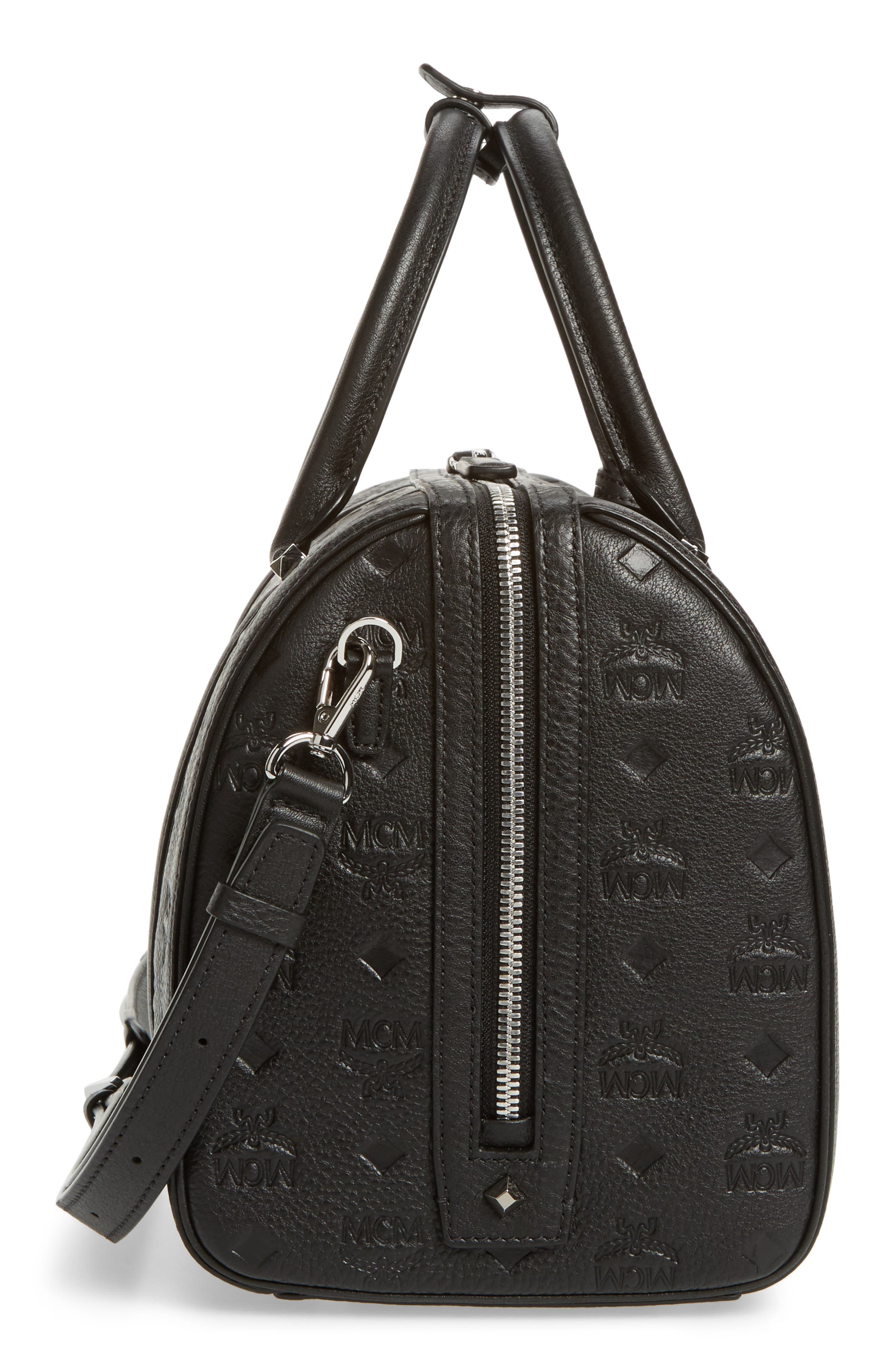 MCM Signature Monogram Embossed Leather Crossbody Bag | Nordstromrack