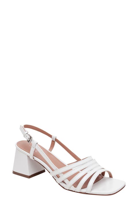 White Block-Heel Sandals for Women | Nordstrom