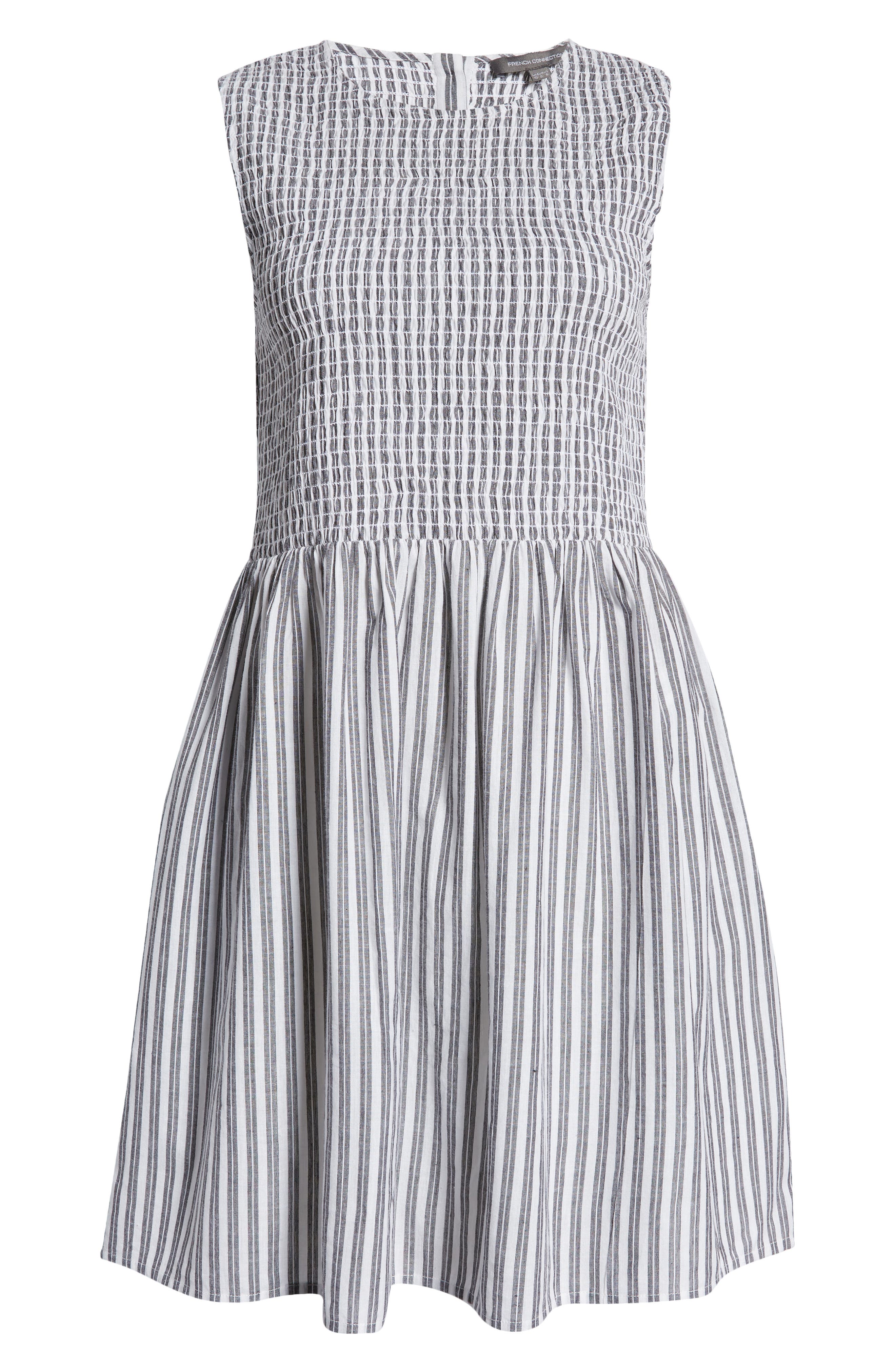 French Connection Stripe Smocked Dress | Nordstrom