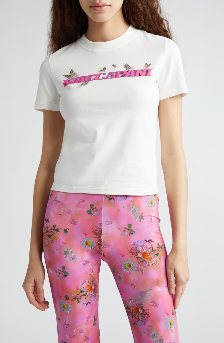 MACCAPANI Logo Graphic Baby Tee | Nordstromrack
