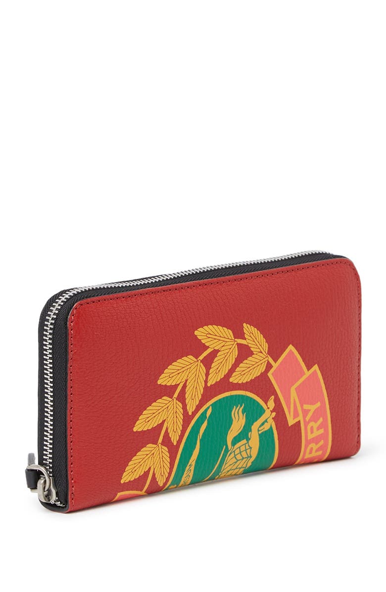 Burberry Leather Zip Continental Wallet | Nordstromrack