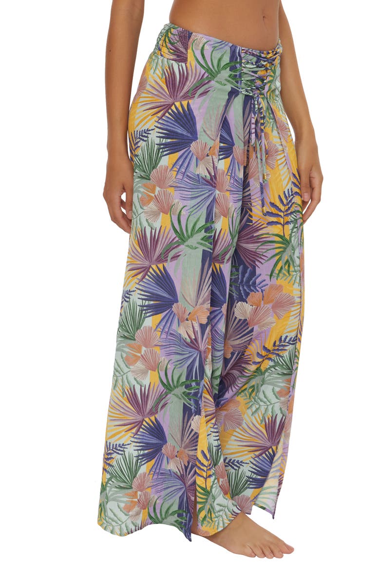 Becca Under the Sea Lace-Up Wide Leg Cover-Up Pants | Nordstromrack