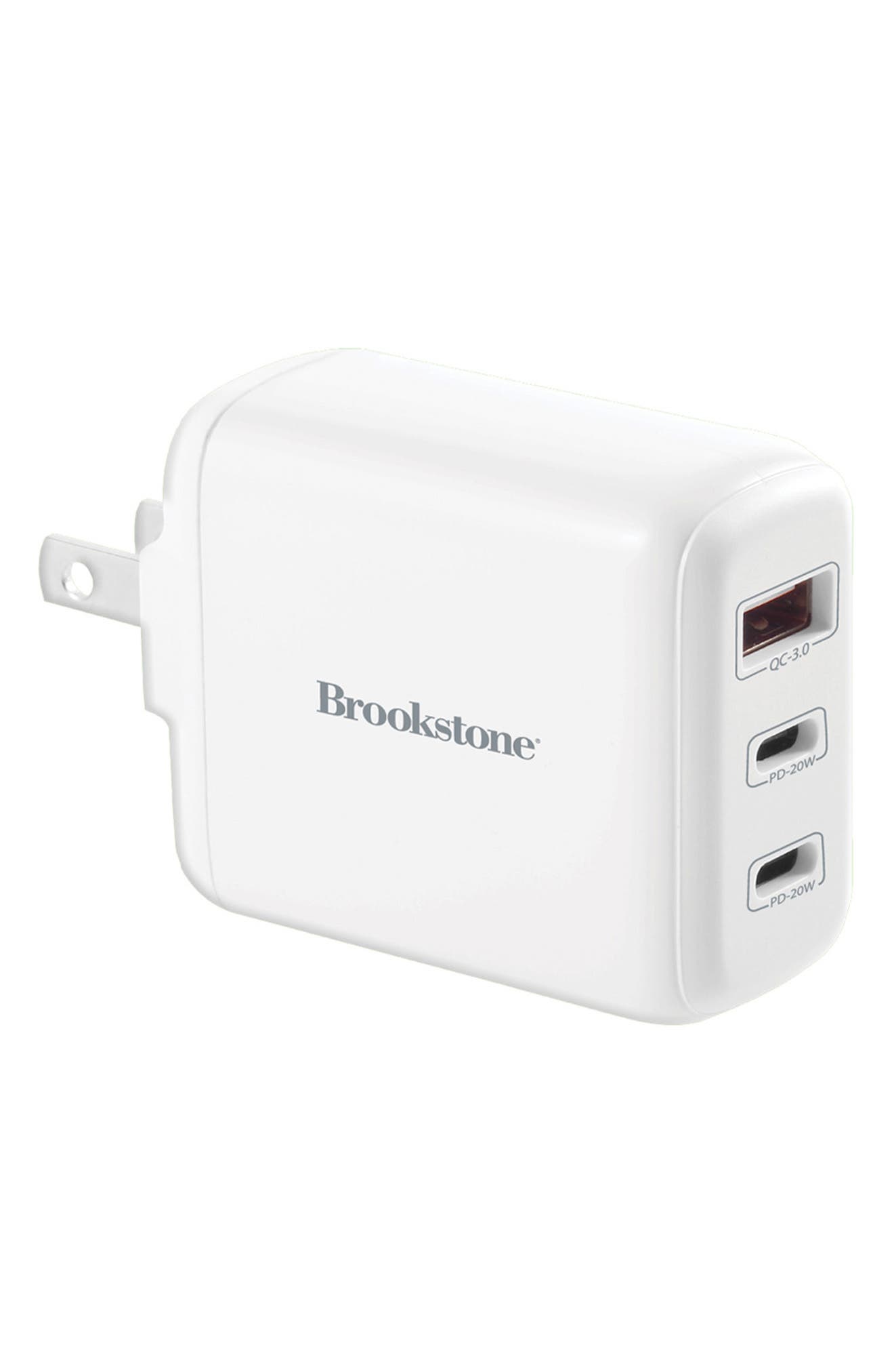 BROOKSTONE 3 Port 40 Watt Folding Blade Wall Charger | Nordstromrack