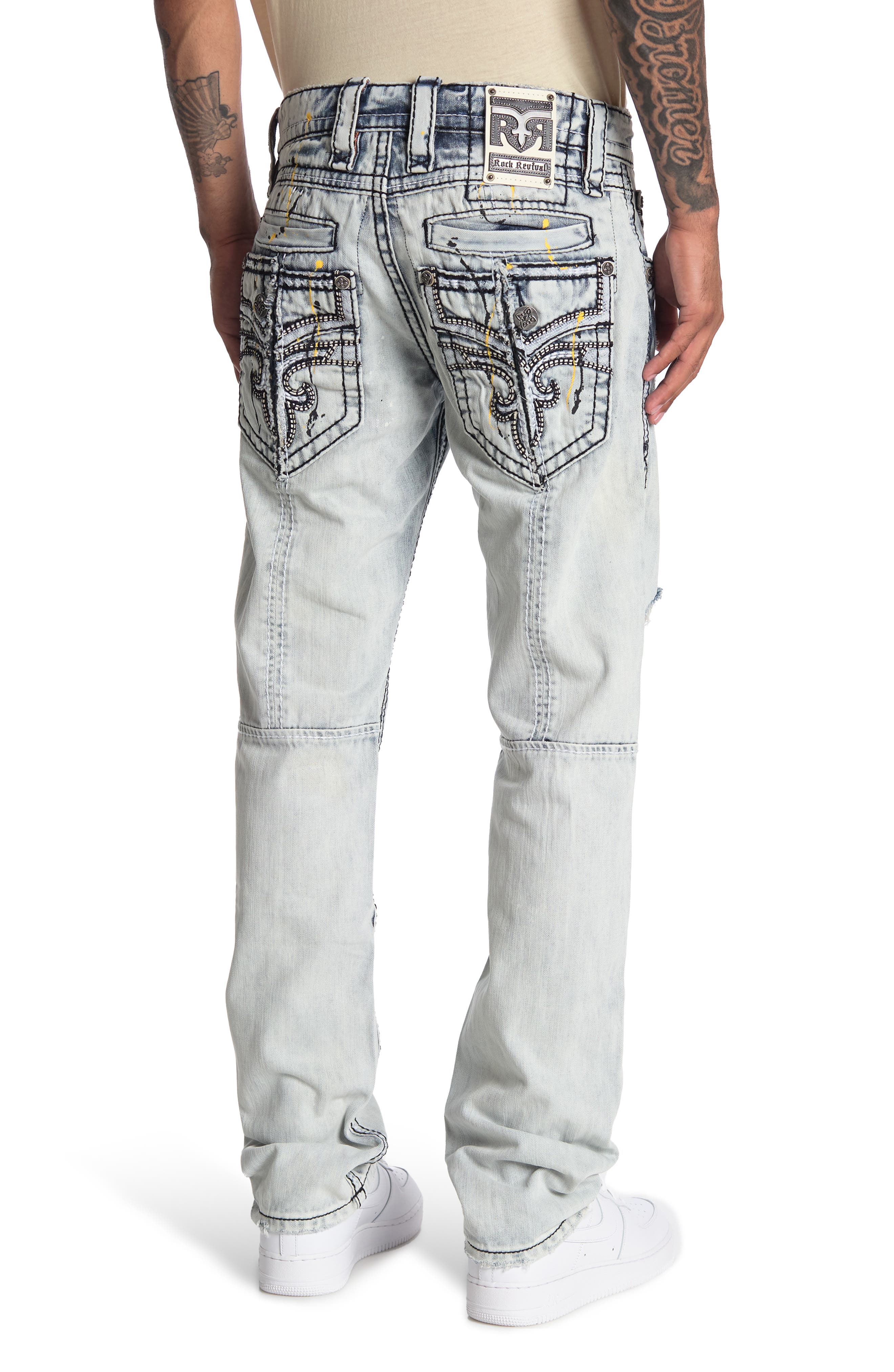 Rock Revival Rupert A5 Distressed Slim Jeans | Nordstromrack