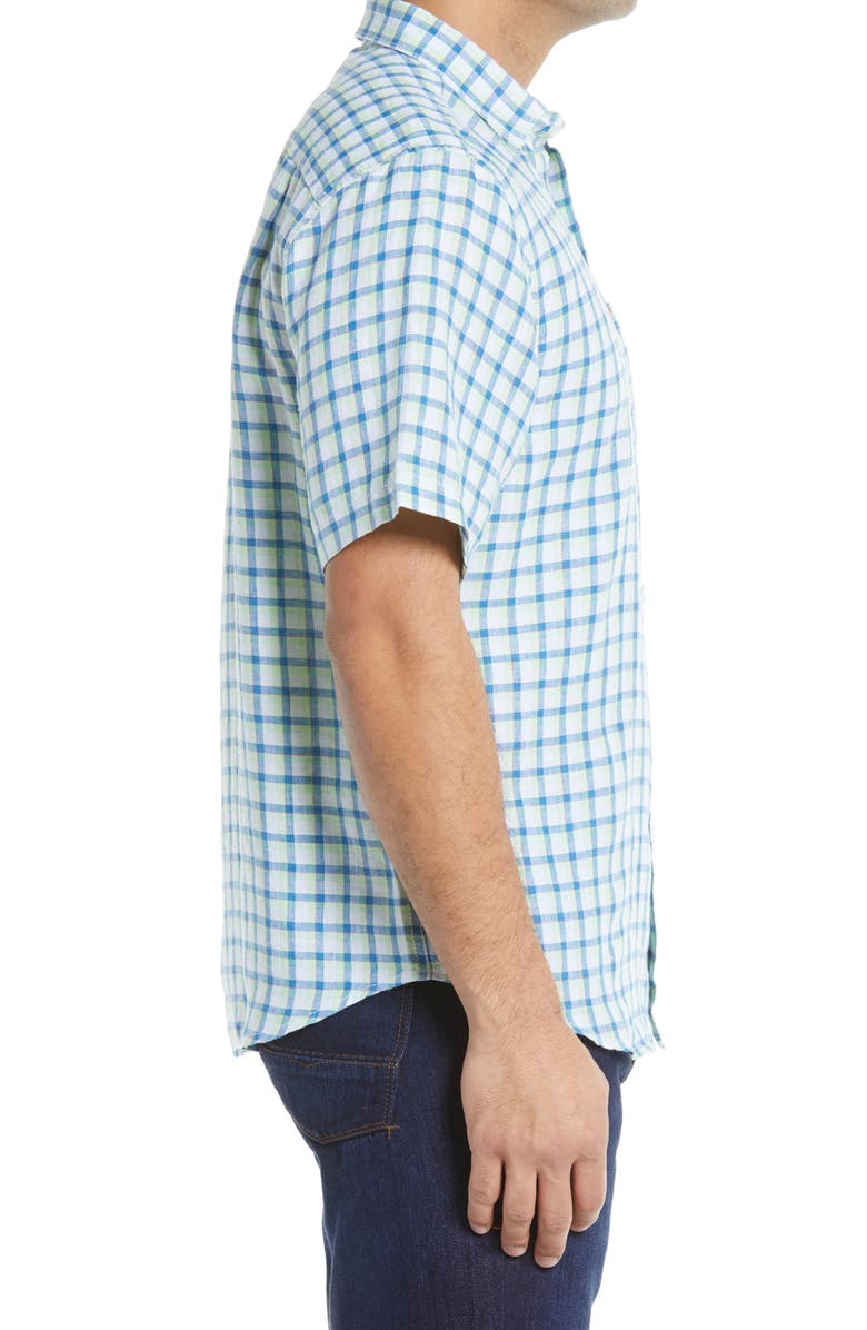 Tommy Bahama St. Croix Check Short Sleeve Button-Up Shirt | Nordstrom