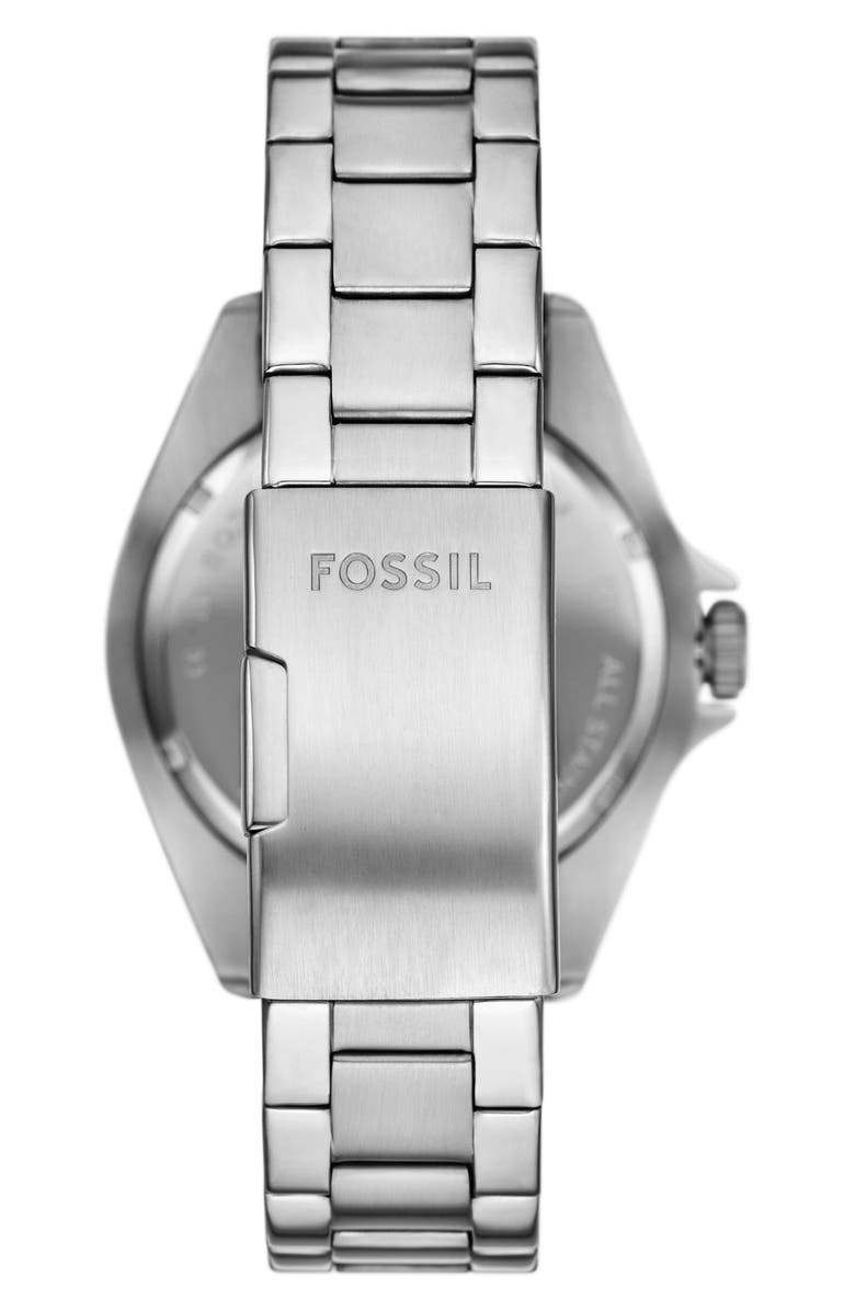 Fossil Dalton Three Hand Quartz Stainless Steel Bracelet Watch, 42mm ...