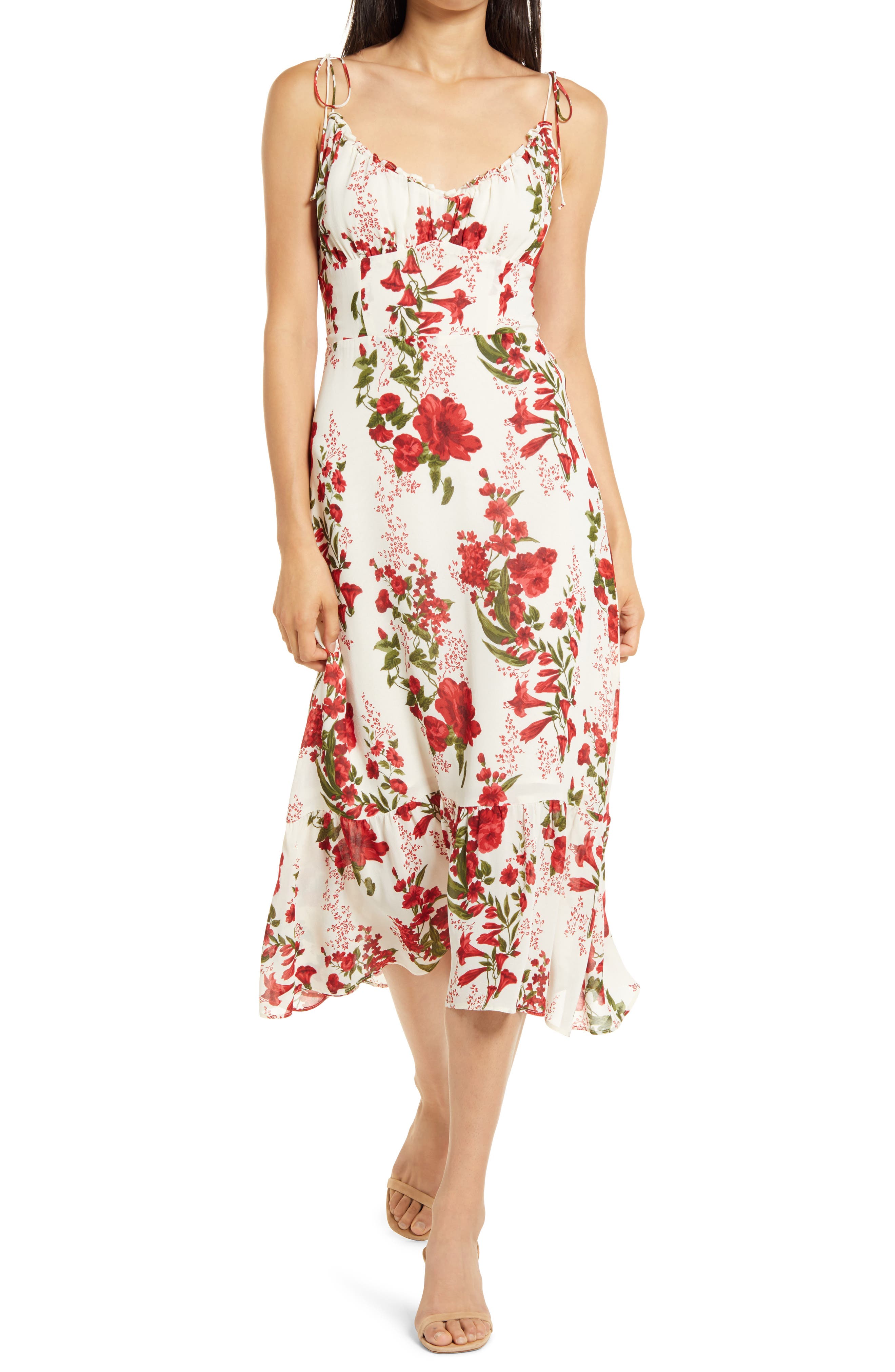 Reformation Embry Floral Midi Dress | Nordstrom