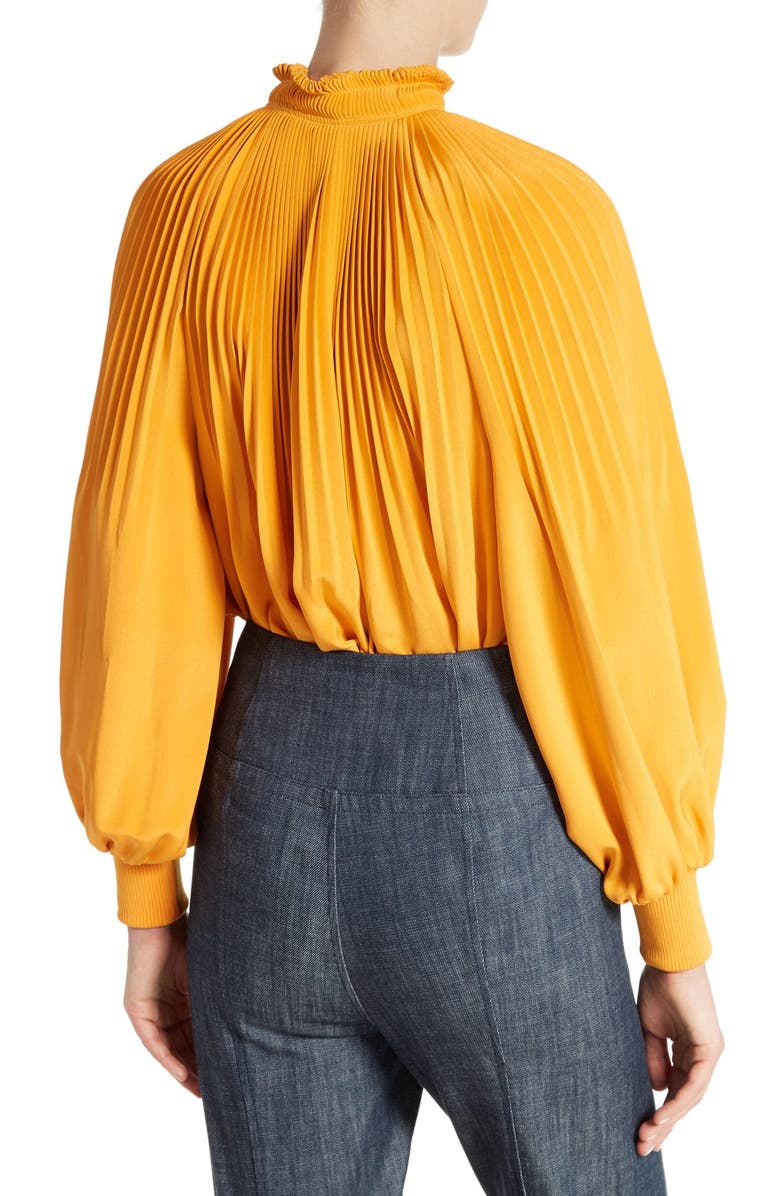 Tibi Edwardian Crêpe de Chine Tunic Top | Nordstrom