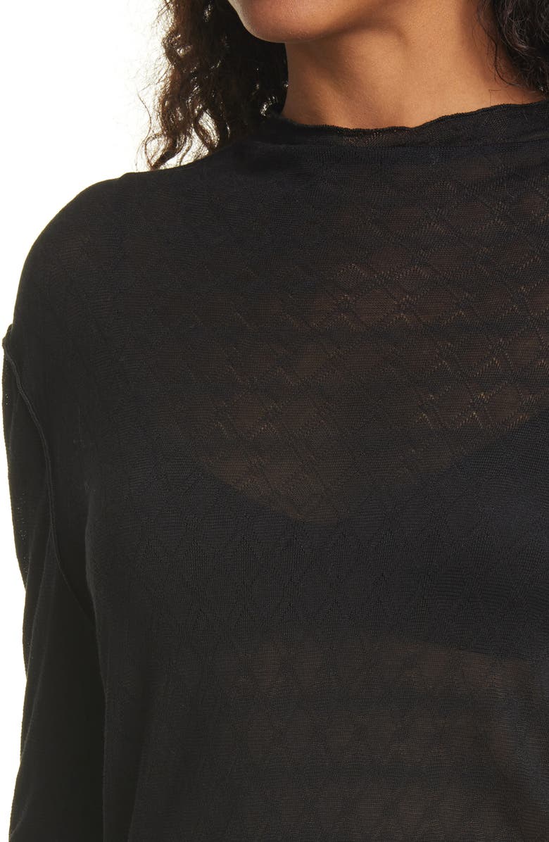 rag & bone Diamond Jacquard Turtleneck Sweater | Nordstromrack