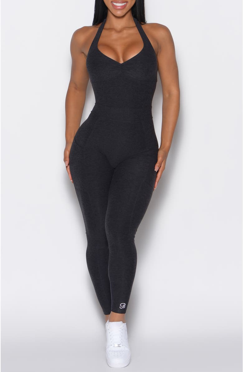 Bombshell Sportswear Backless Pocket Bodysuit Short | Nordstrom