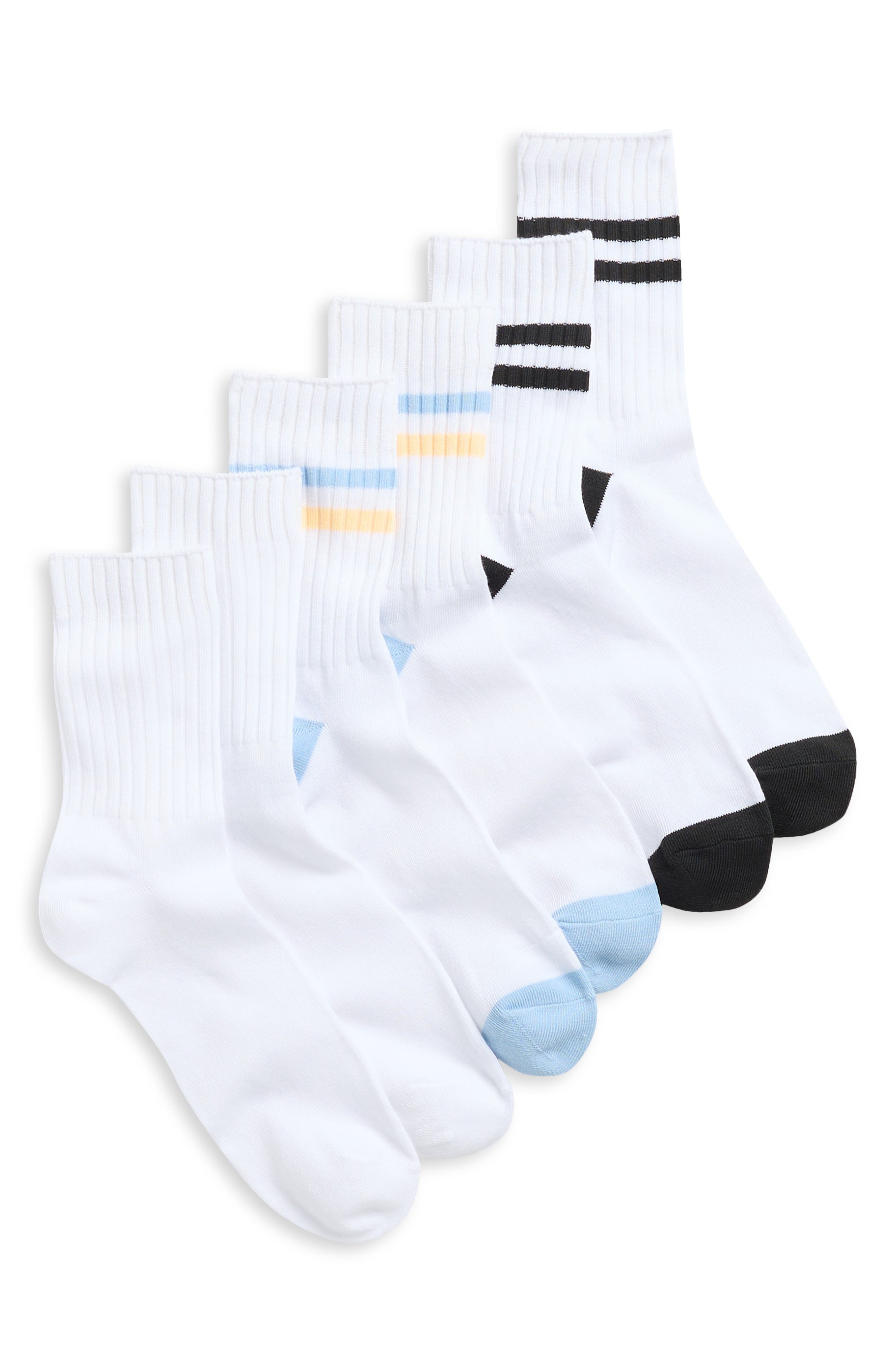 NORDSTROM RACK Assorted 3-Pack Crew Socks | Nordstrom