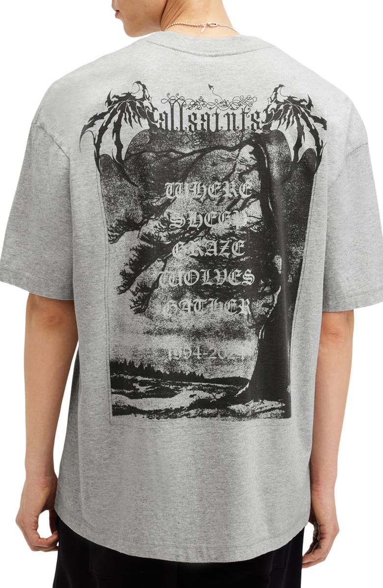 AllSaints Angelic Cotton Graphic T-Shirt | Nordstromrack