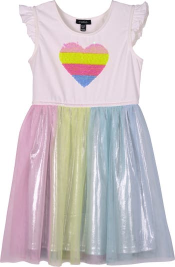 Zunie Kids' Rainbow Sequin Dress | Nordstromrack
