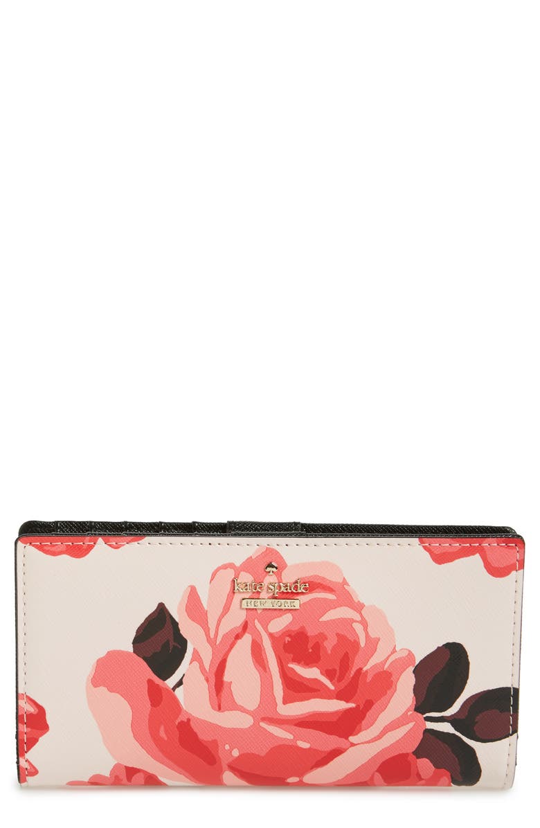 Kate Spade New York cameron street roses - stacy wallet | Nordstromrack