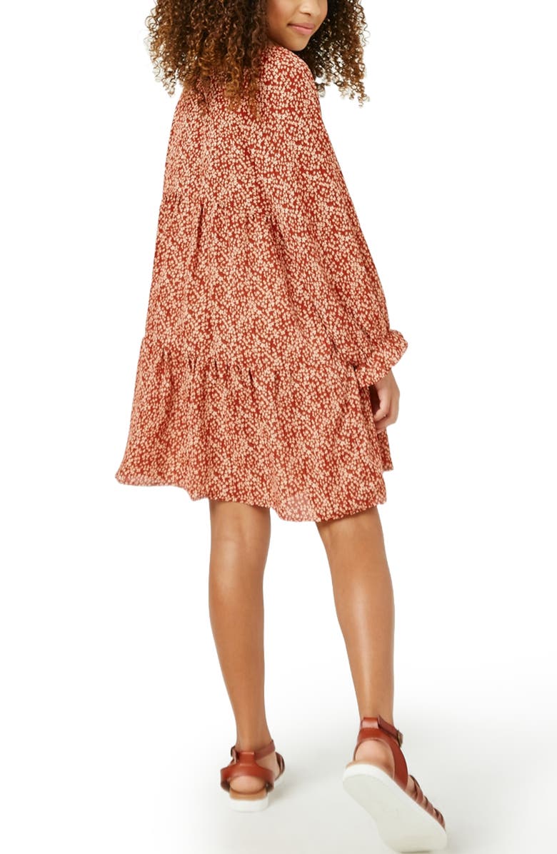 Hayden Girls Kids' Long Sleeve Tiered Dress | Nordstromrack