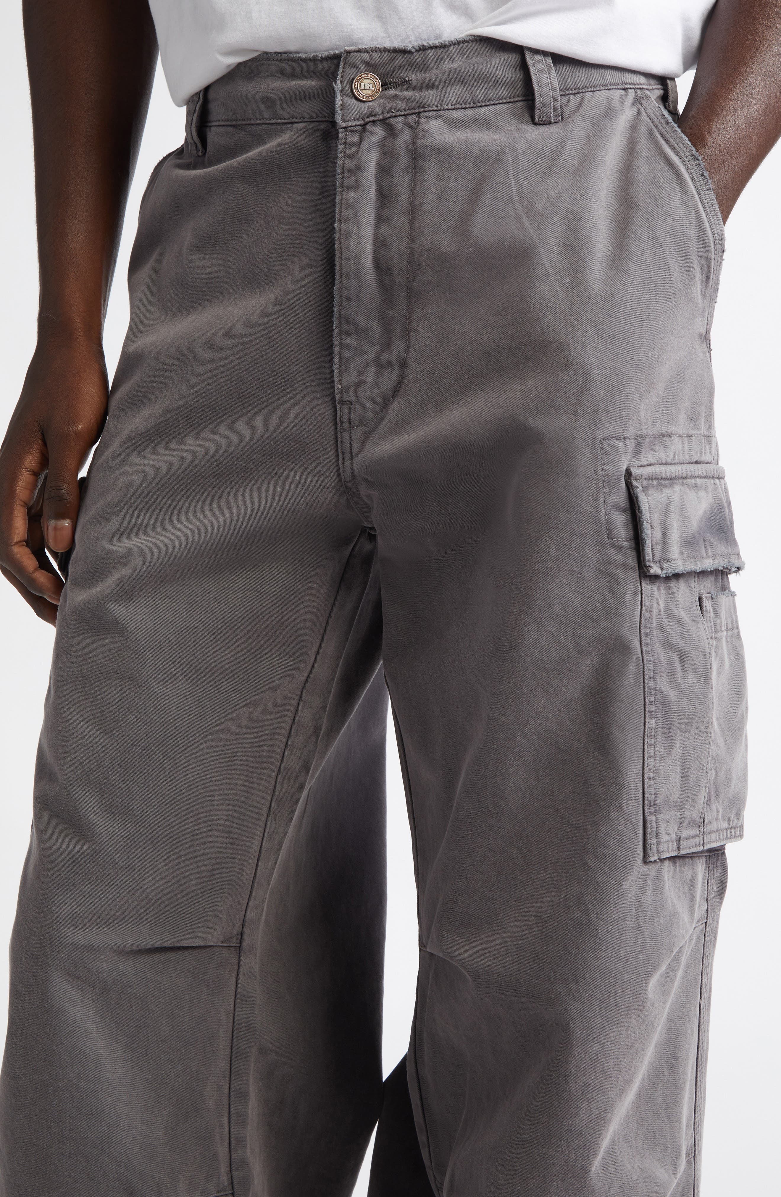ERL Gender Inclusive California Distressed Cargo Pants | Nordstrom